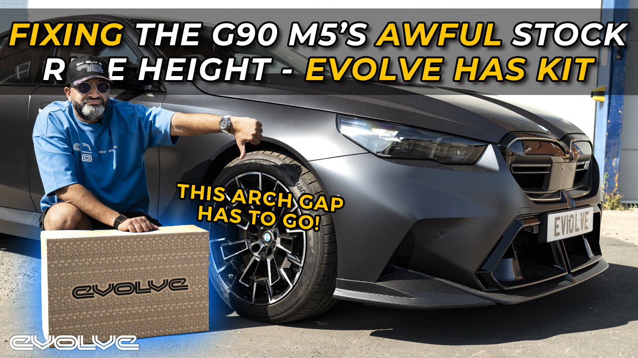 Fixing the G90 M5's awful ride height with our new Evolve Height Adjus ...