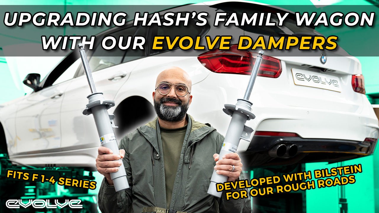 Evolve x Bilstein dampers for the F 1-4 Series - Upgrading Hash's F31 ...